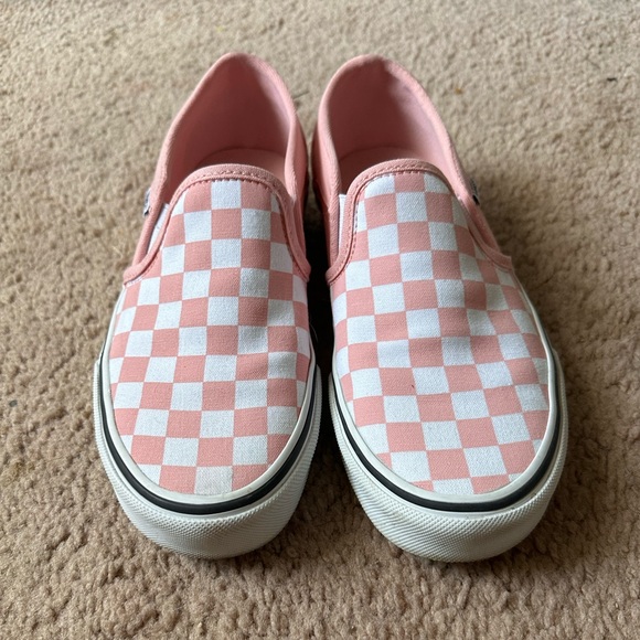 Vans | Shoes | Checkered Pink Vans | Poshmark